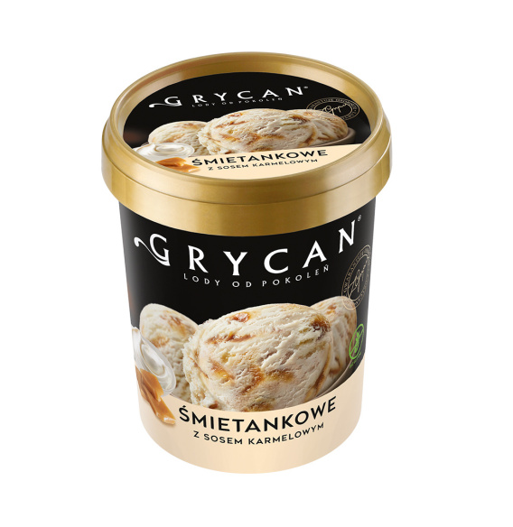 grycanonline > Lody GRYCAN Śmietankowe z sosem karmelowym 480ml WROCŁAW ...